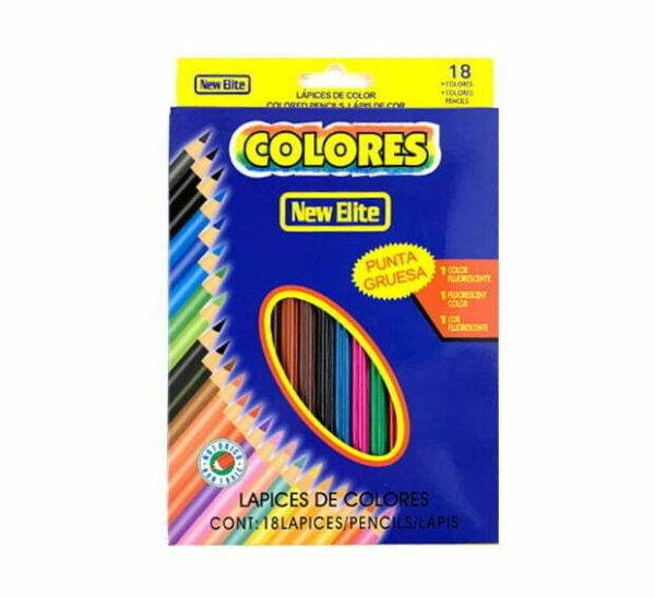 New Elite Colored Pencil Set – 18 Vibrant Colors for Creative ...